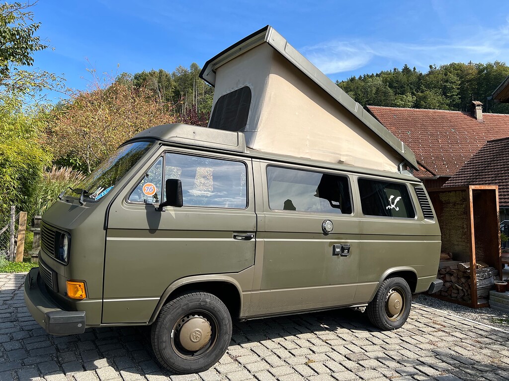 VW T3 Typ2 mit Hubdach zu verkaufen - Biete - VWBUSFORUM.CH