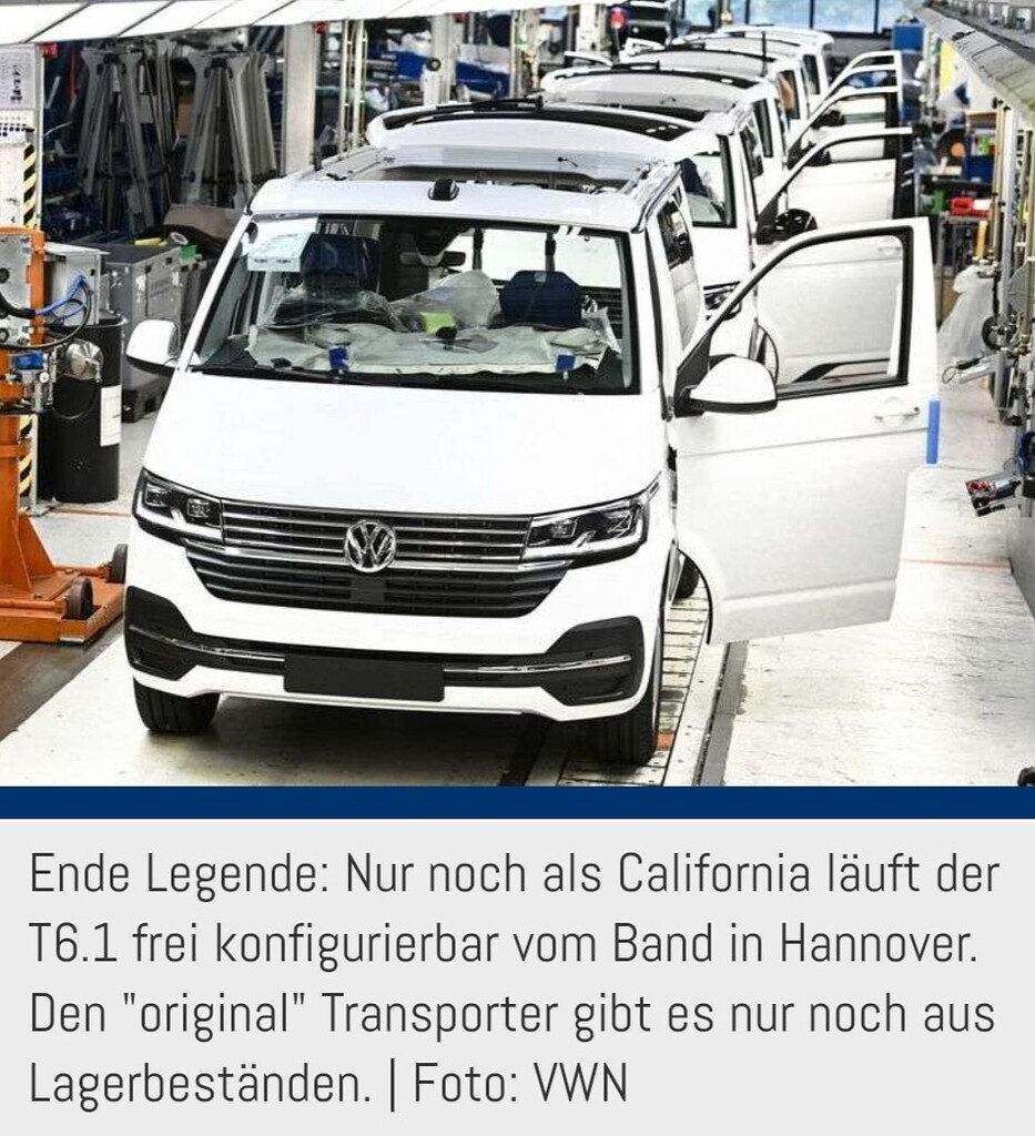 VW Transporter Evolution "Next Generation" VWT8? - Off- Topic ...