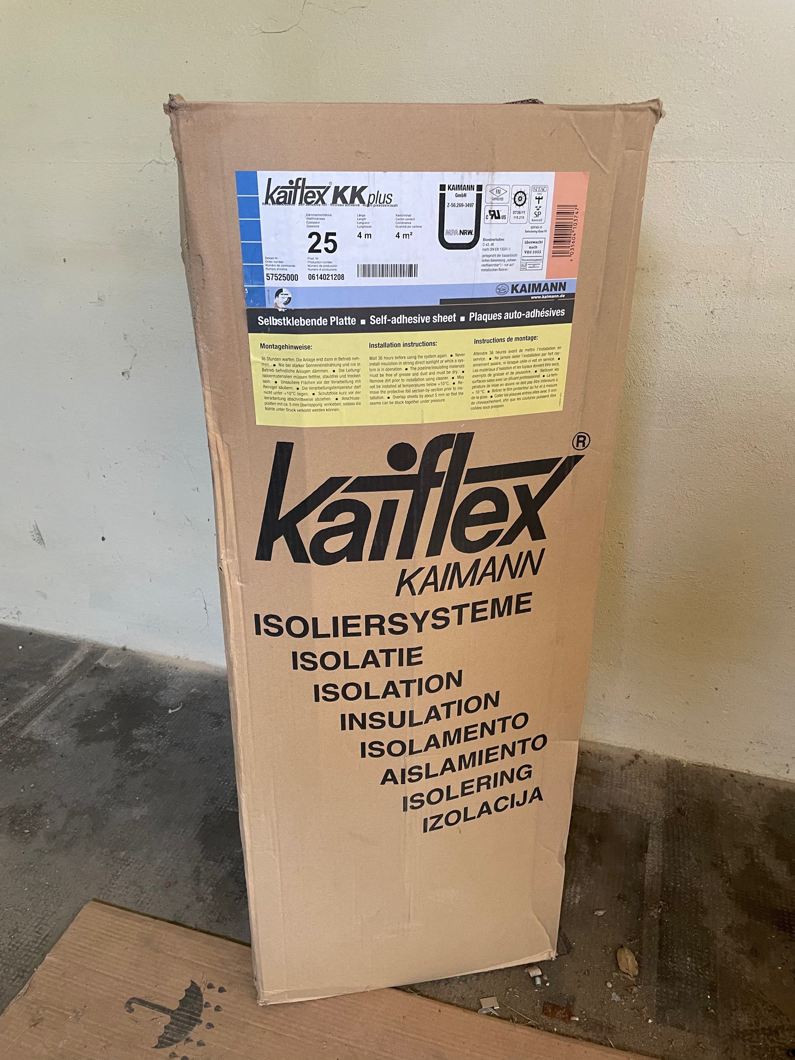 Biete: Dämmung 25mm Kaiflex (Armaflex) - Biete - VWBUSFORUM.CH